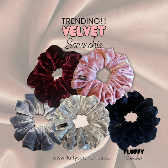 Handcrafted Fluffy Scrunchies